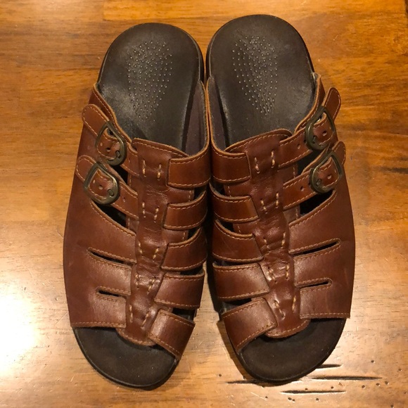 SAS | Shoes | Sas Slides With 2 Buckles And 2 Heel 75 | Poshmark